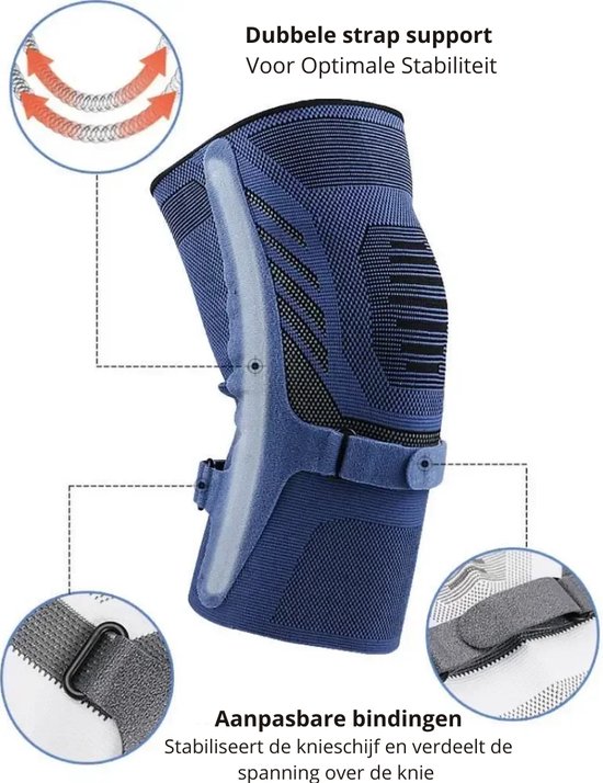Kniebrace - Knie Versterking - Orthopedische kniebrace voor kruisband ...