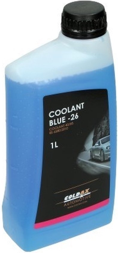 Coldax koelvloeistof - 1L fles - Blauw | bol