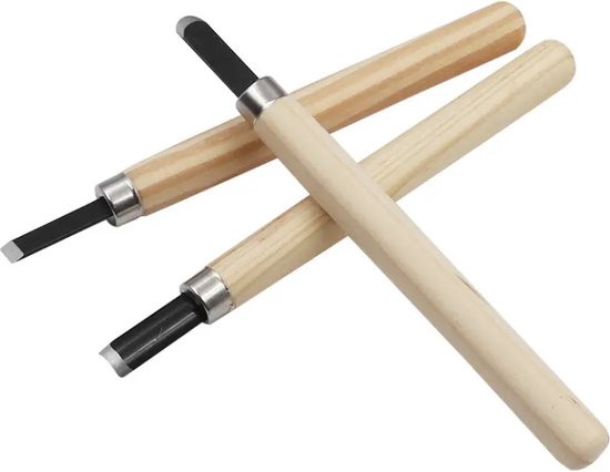 Germat Houtbeitel / Houtbewerking graveer set 12 delig | Beitel | Hout ...