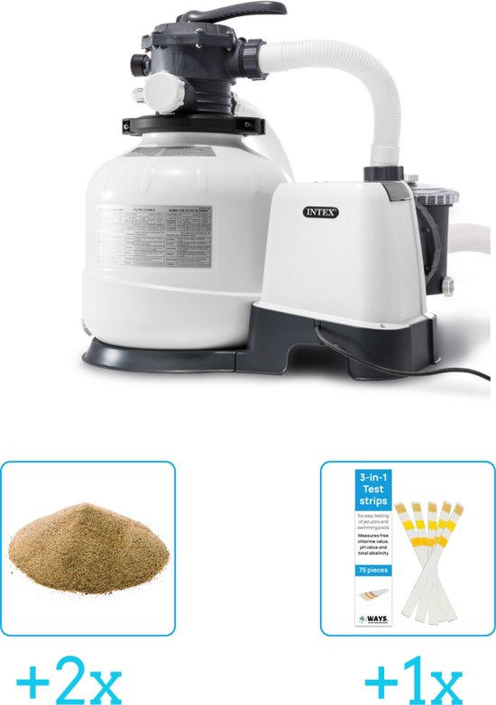 Intex 26648GS Zandfilterpomp - SX2800 - 8000 liter per uur inclusief ...