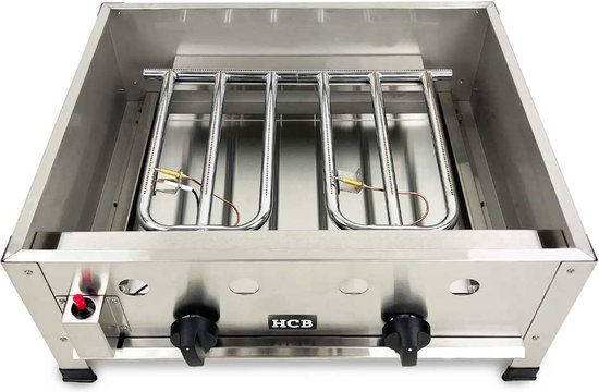 HCB® - Professionele Horeca Barbecue - propaan - 70 cm - RVS / INOX ...