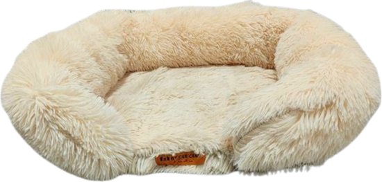 By Cee Cee - Orthopedisch Hondenbed - Fluffy - Beige- Maat XL - 100x60 ...