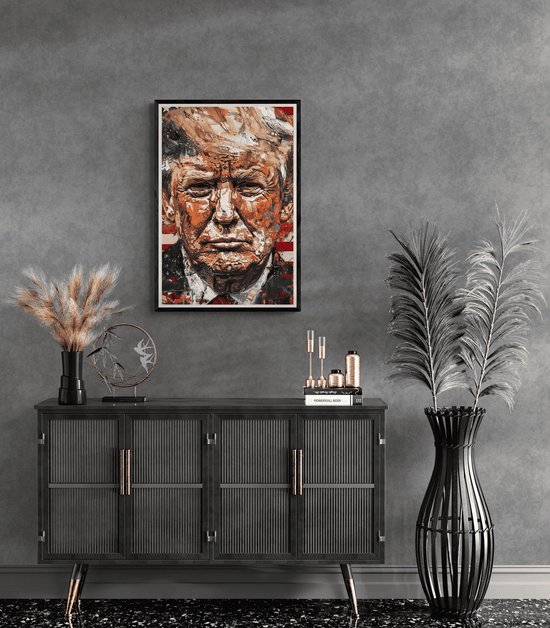 Donald Trump Poster | MAGA Poster | POTUS | Trump Abstract | Poster ...