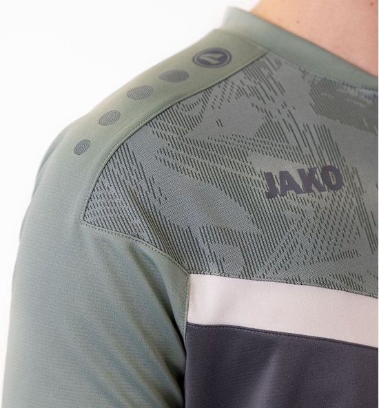 Jako Iconic Polo Heren - Zachtgrijs / Mintgroen / Antra Light | Maat ...
