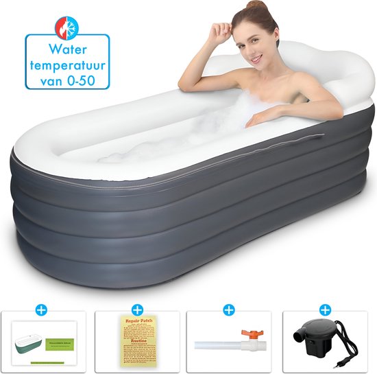 IJsbad - Dompelbad - Wim Hof- Opblaasbaar Ligbad – Opblaasbad ...