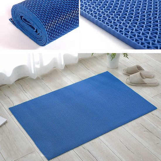 PVC-drainagemat, 300 x 90 cm, antislipmat, 5,5 mm dik, vloermatten voor ...