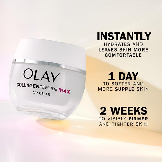 Olay Dagcrème Collagen Peptide MAX - 4 x 50 ml - Voordeelverpakking | bol