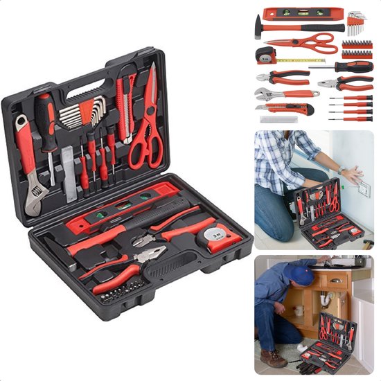 Cheqo® 44-Delige Gereedschapskoffer - 310 x 240 x 80 mm ...