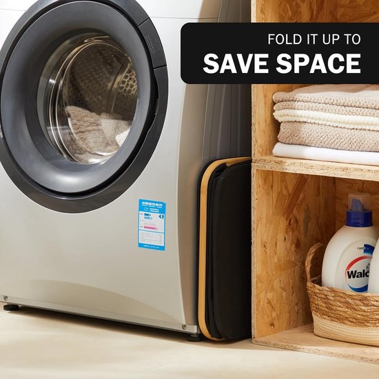 YOUDENOVA Wasmand met deksel, 48 liter, wasverzamelaar, smal, met ...