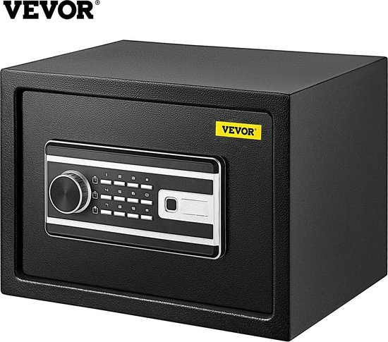 Kluis Brandwerend - 22L - 35x25x25cm - Kluis met Vingerafdruk ...