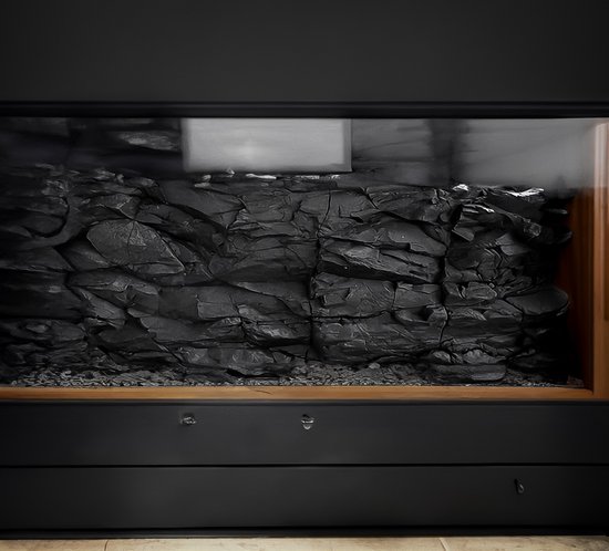 Realistische Zelfklevende Aquarium / Terrarium Poster voor ...