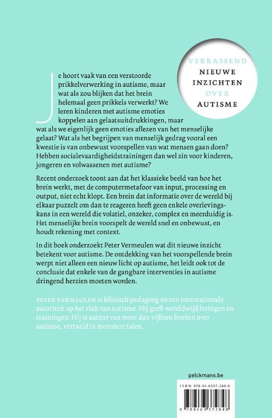 Autisme en het voorspellende brein | 9789463372848 | Peter Vermeulen ...