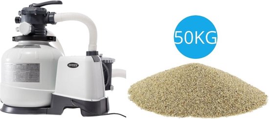 Intex - Zandfilterpomp 10500 L/u & Filterzand 50 kg | bol.com