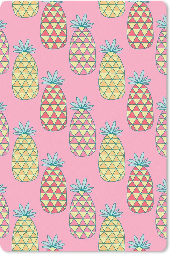 Ananas - Roze - Fruit - Patronen | bol.com