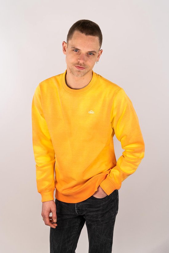 Sea`sons Trui Color Changing Sweater Orange Yellow Mannen Maat - M ...