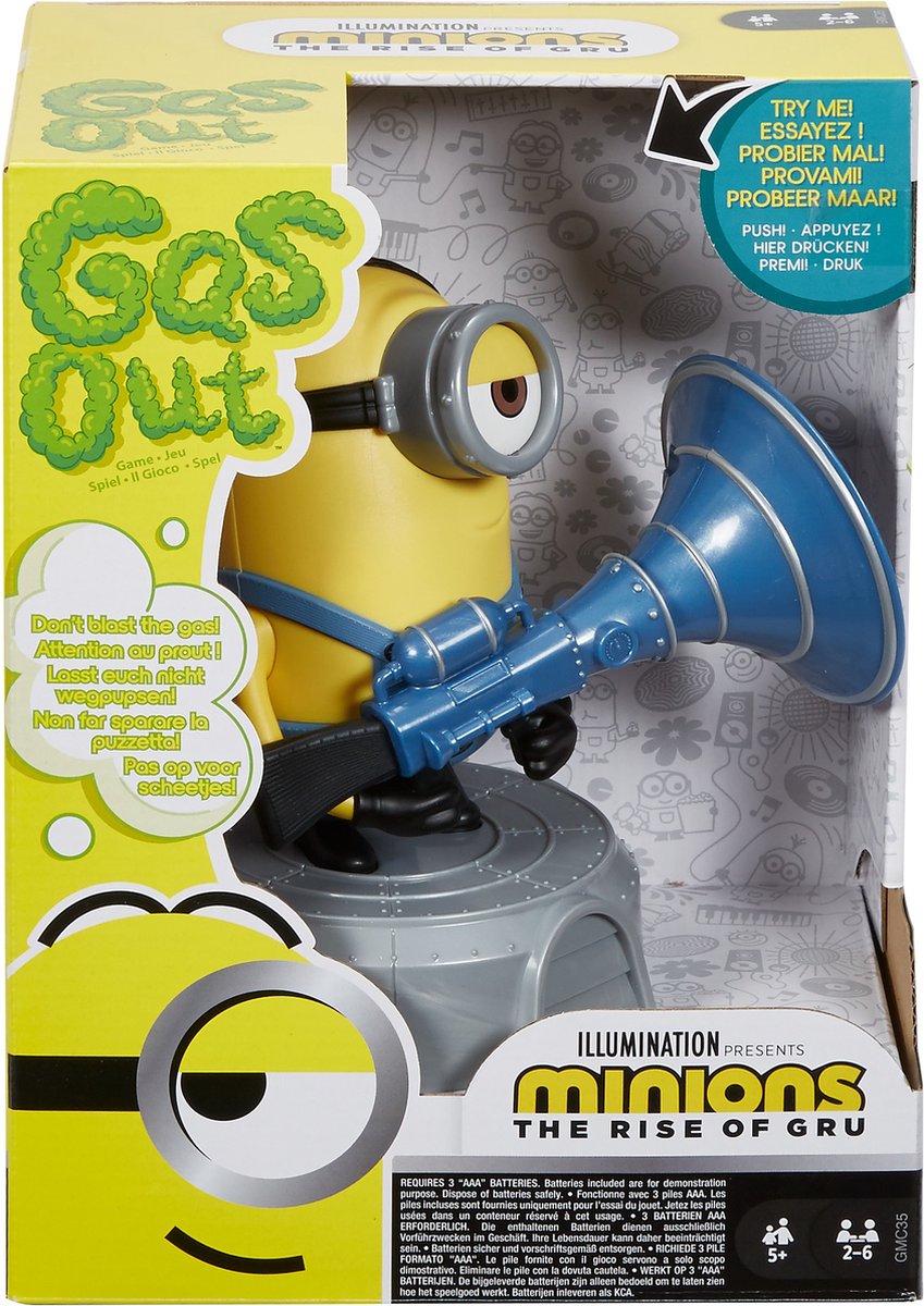 Minions IIllumination Presents Minions The Rise Of Gru Gas Out Bordspel ...