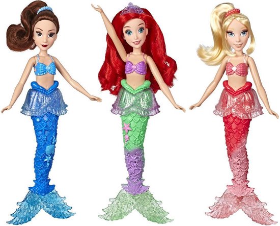 Hasbro Ariel and Sisters - 3 poppen - 26 cm groot - Disney Princess | bol