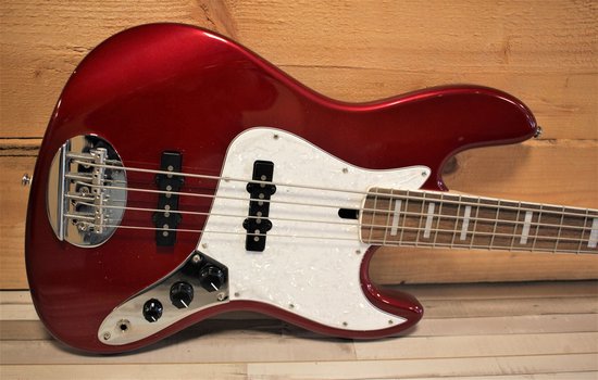 Lakland Skyline 44-60 Custom Candy Apple Red, laurel fingerboard ...