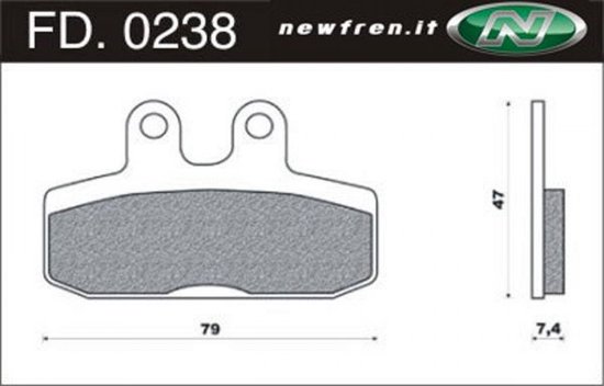 DMP Remblokken Honda Bali FD0238 | bol