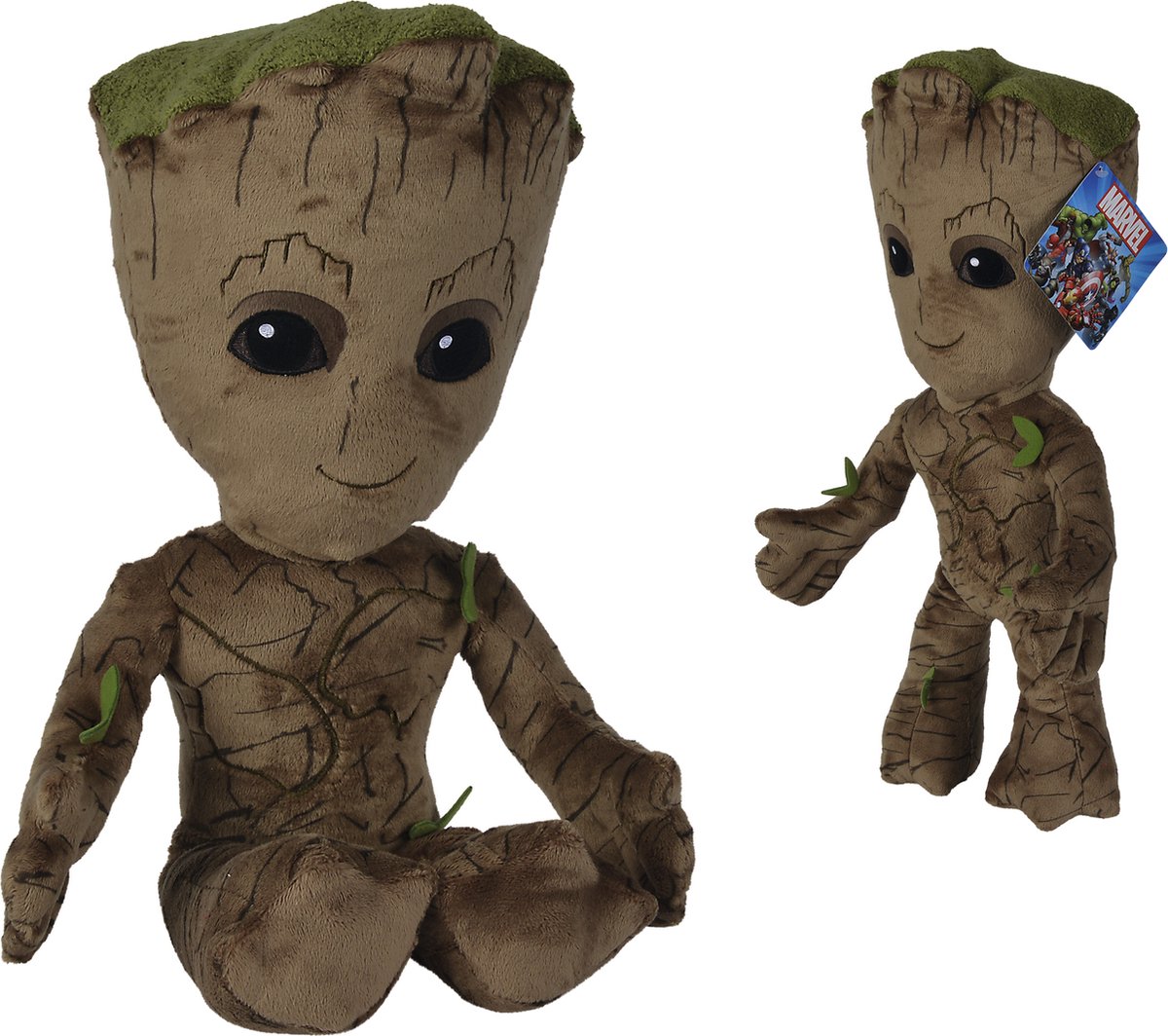 Disney - Marvel Floppy Young Groot - 45 cm - Pluche - Bruin - Alle ...