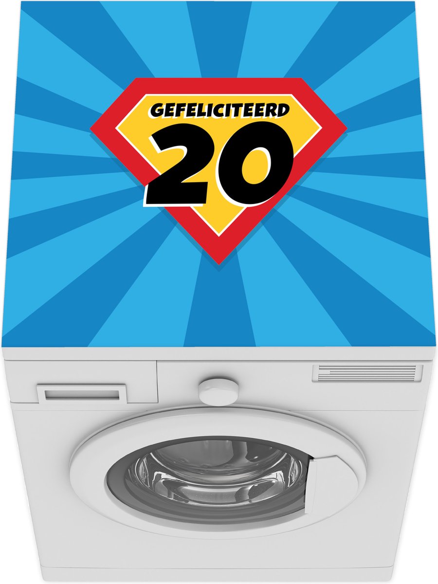 Protège machine à laver - Tapis de machine à laver - Fête - 20 ans ...