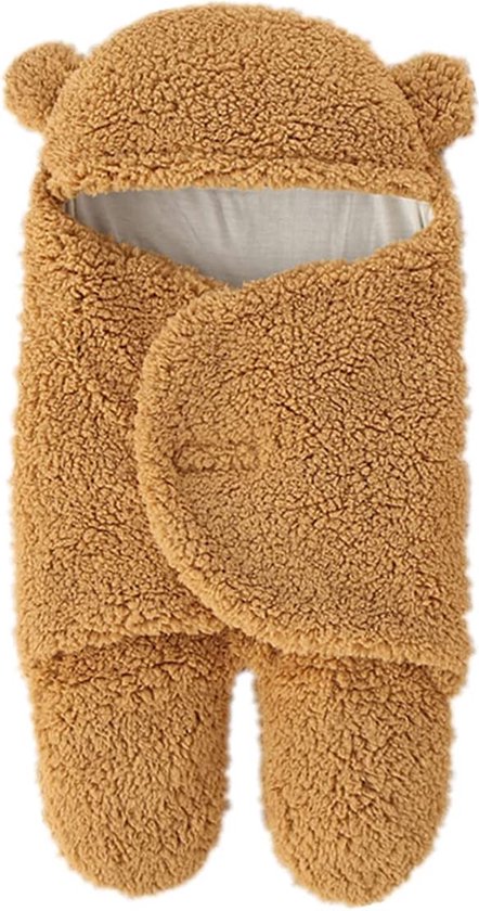 Marinjoc - Inbaker Doek - Wikkel Deken - Baby - Slaapzak - Teddy ...