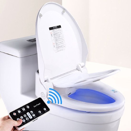 Luxiqo® Elektrische WC Bril – Elektrische Toiletbril Deksel – Verwarmde ...