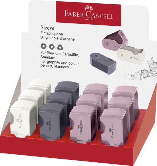 Faber-Castell mini puntenslijper - Harmony - display 12 stuks - 3 ...