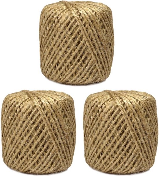 Bolletje huishoud/hobby/handig canvas touw van 30 meter per rol ...