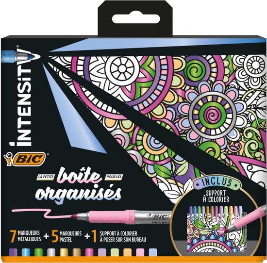 BIC Intensity - Set van Permanente Markers met te Versieren Doos ...