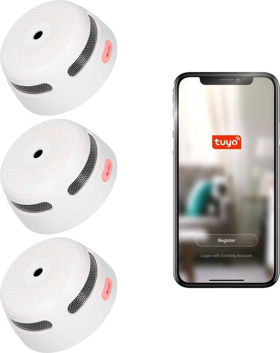 X-Sense XS01-WT Rookmelder 3-pack - Slimme melder - WiFi - Groot ...