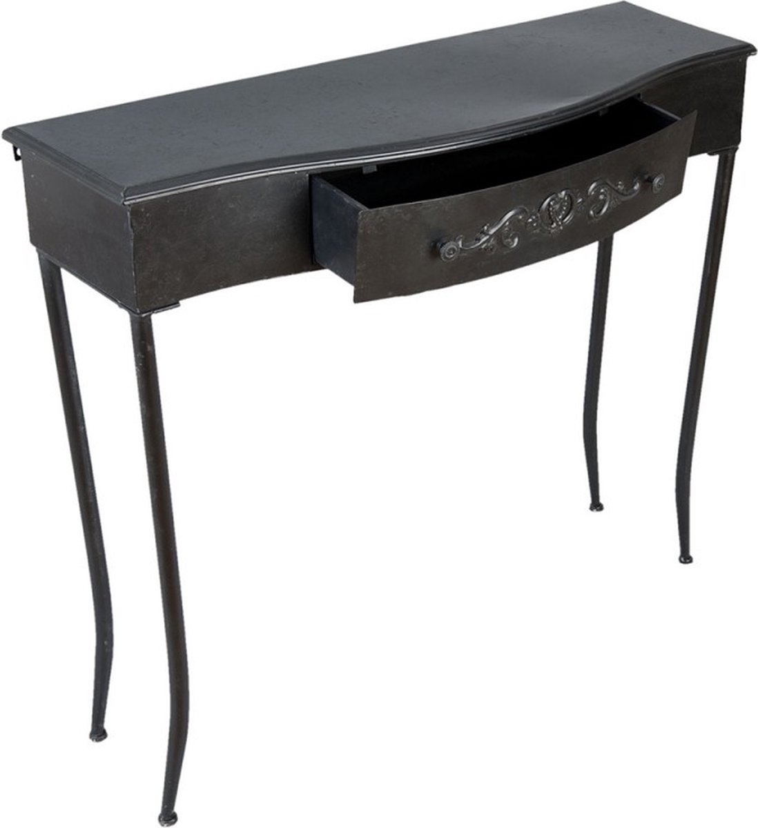 Bureautafel 90*30*79 cm Zwart Ijzer Rechthoek Bureau Computer Tafel ...