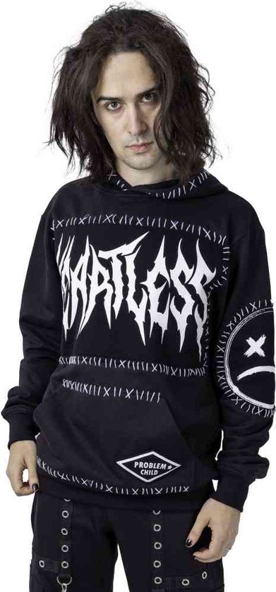 Heartless Hoodie/trui -L- PROBLEM CHILD Zwart | bol