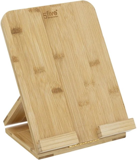 5five Houten iPad houder - Tablet standaard van bamboe - 3 standen ...