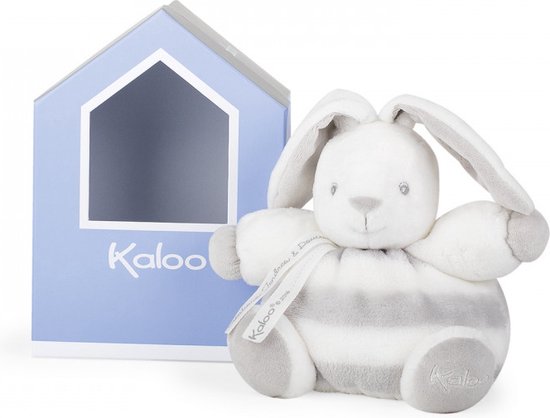 Kaloo Bebe Pastel Knuffel Konijn Bebe Pastel grijs-wit | bol.com