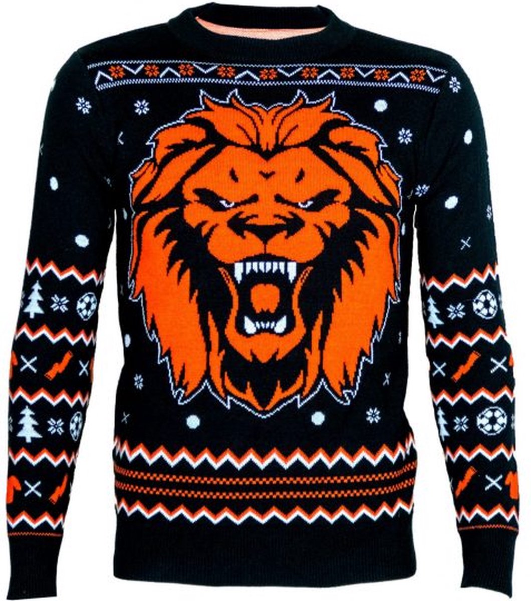 WK 2022 Nederland Leeuwlijke kersttrui - L - Foute kersttrui Nederlands ...