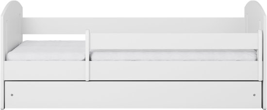 Kocot Kids - Bed classic 2 wit met lade zonder matras 160/80 ...