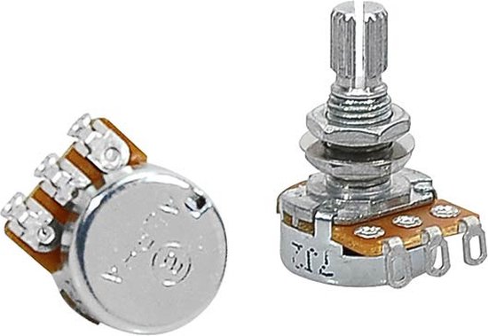 Potentiometer small Alpha 25K Audio M7x0,75 | bol