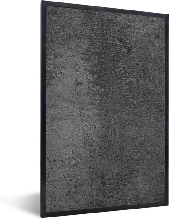 Fotolijst incl. Poster - Structuur - Beton - Grijs - Industrieel ...