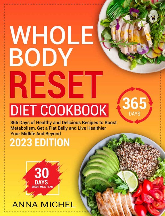 Whole Body Reset Diet Cookbook (ebook), Anna Michel | 9781005091453 ...