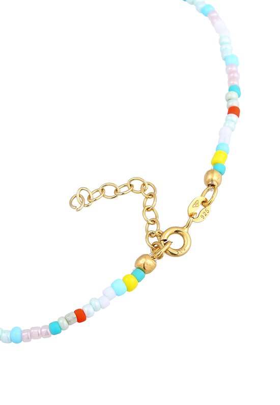 Elli Dames Enkelbanden Dames enkelband glazen bollen Zomer Kleurrijk in ...