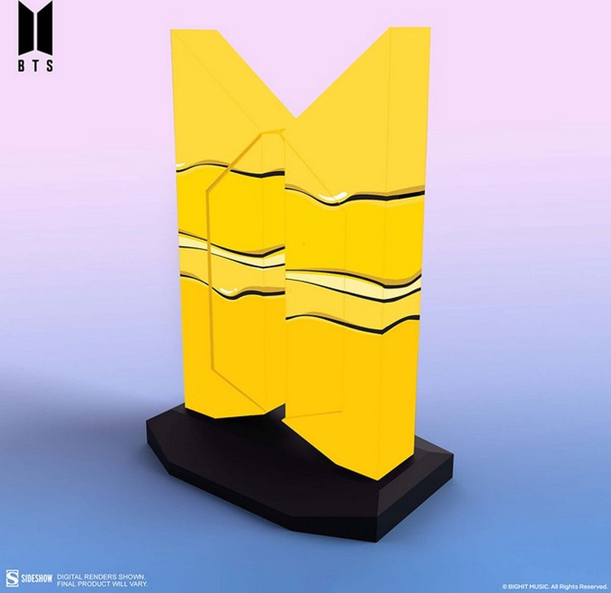 BTS: Premium BTS Logo - Butter Edition Statue 18cm | bol.com