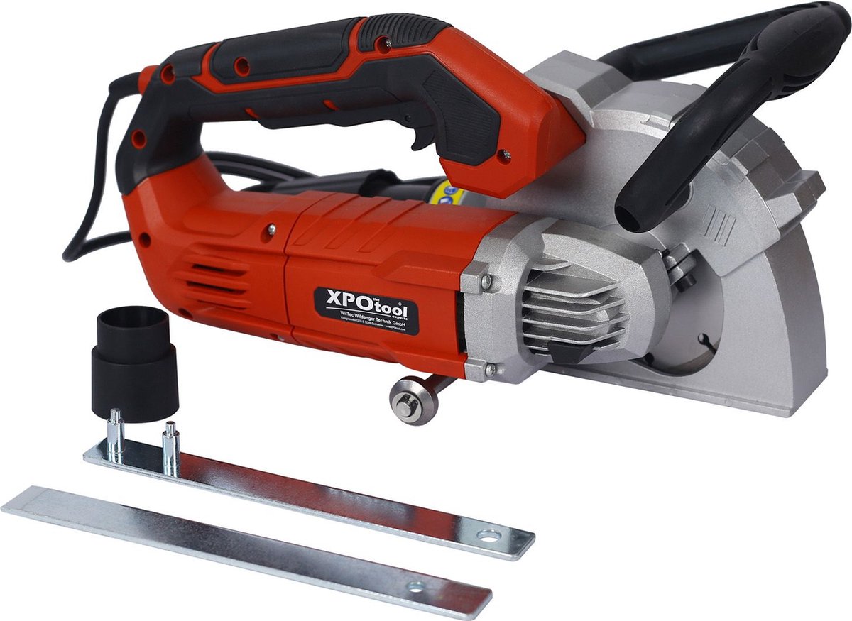XPOtool muurfrees 1350W 2 diamantschijven Ø125mm – sleuvenfrees – muur ...