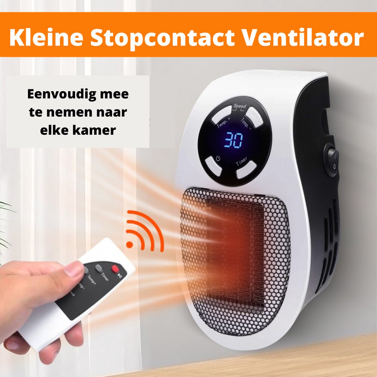 Currero Elektrische Kachel - Draagbare Kachel - Kachel Elektrisch ...