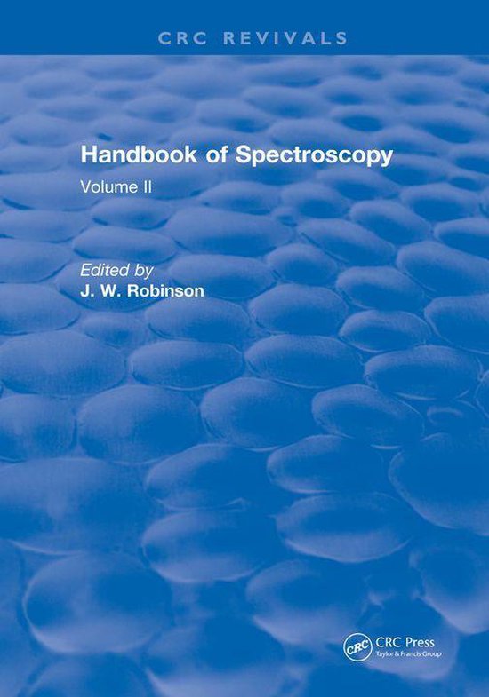 Handbook of Spectroscopy (ebook), J. W. Robinson | 9781351089999 ...