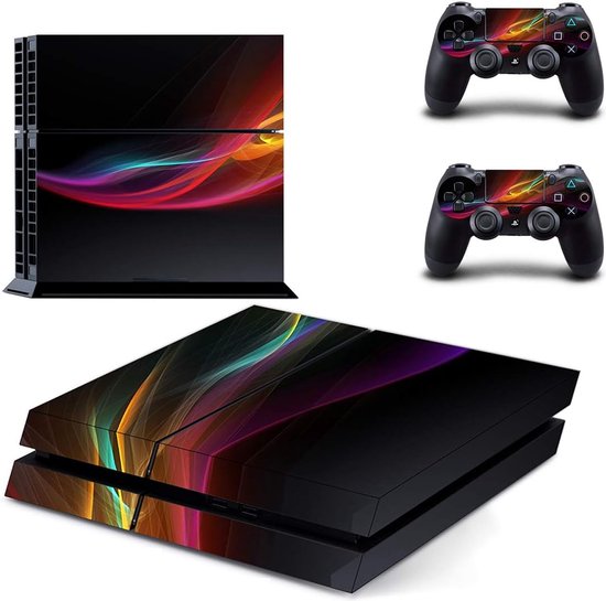 Equivera PS4 Sticker - PS4 Skins Voor PS4 + 2 Stickers Voor Controllers ...