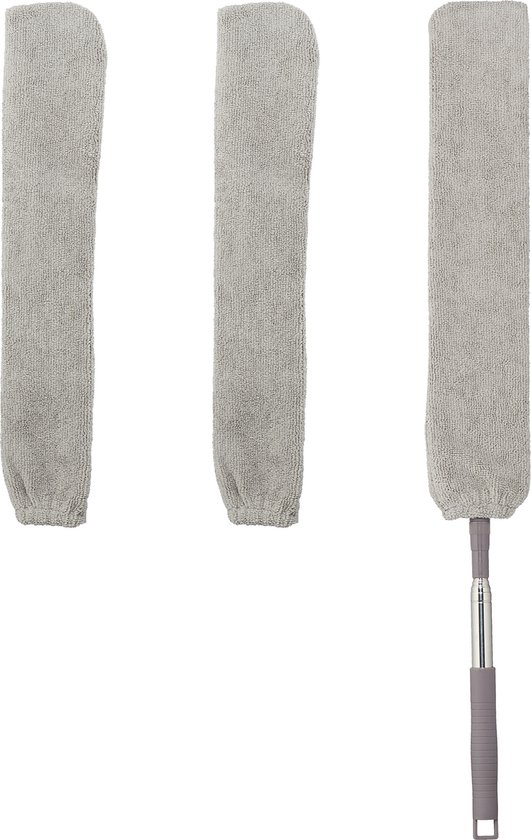 Platte plumeau - Met telescoopsteel tot 115 cm - Radiator ragebol ...