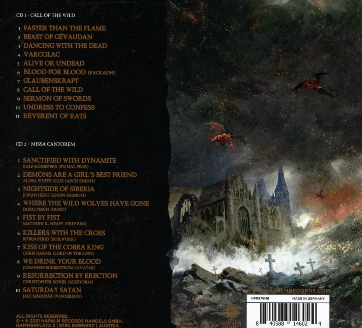 Powerwolf - Call Of The Wild (CD), Powerwolf | CD (album) | Muziek ...