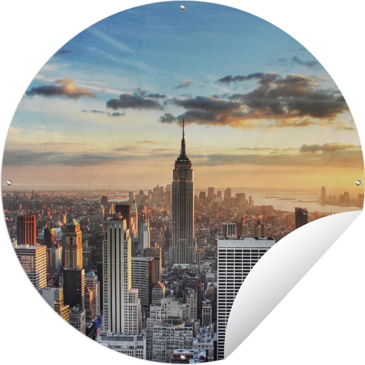 Garden Circle New York - Amérique - Empire State Building - 150x150 cm ...