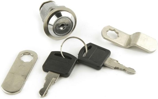 Meubelslot Ø19 x L25 mm - Unieke sleutel voor ieder slot | bol